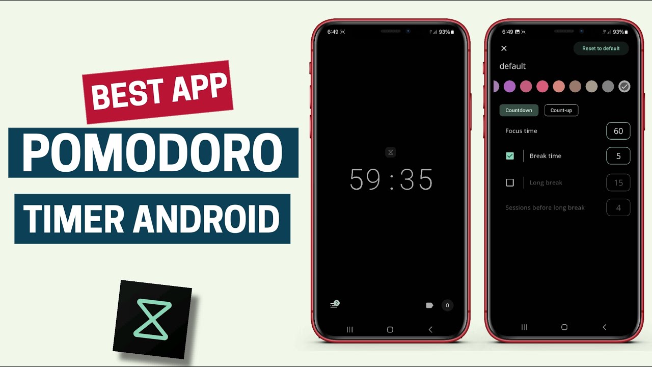 Best Minimalist Pomodoro Timer app for Android