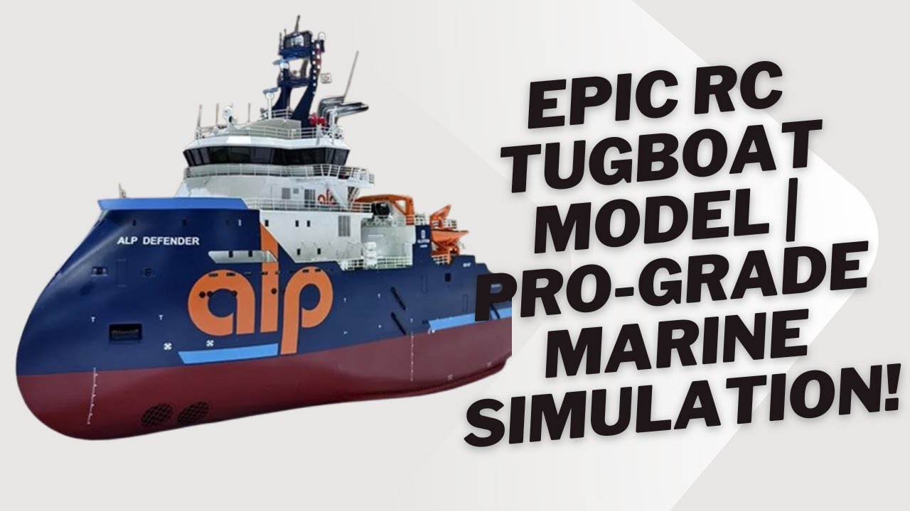 Epic RC Tugboat Model | Pro-Grade Marine Simulation!