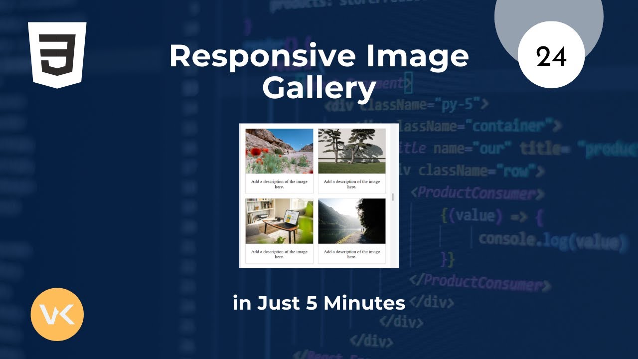 How to Make a Responsive Image Gallery Using HTML & CSS