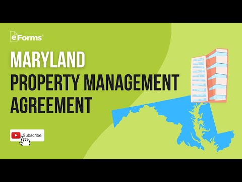 Maryland Property Management Agreement - UITGELEGD