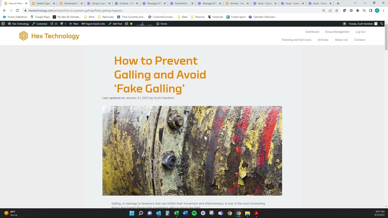 How to Prevent Galling and Avoid Fake Galling | Short Explanation