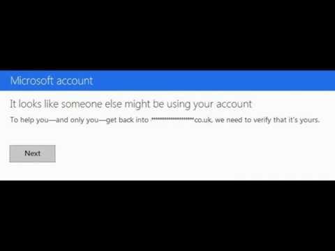 Hotmail account hacked - Fix