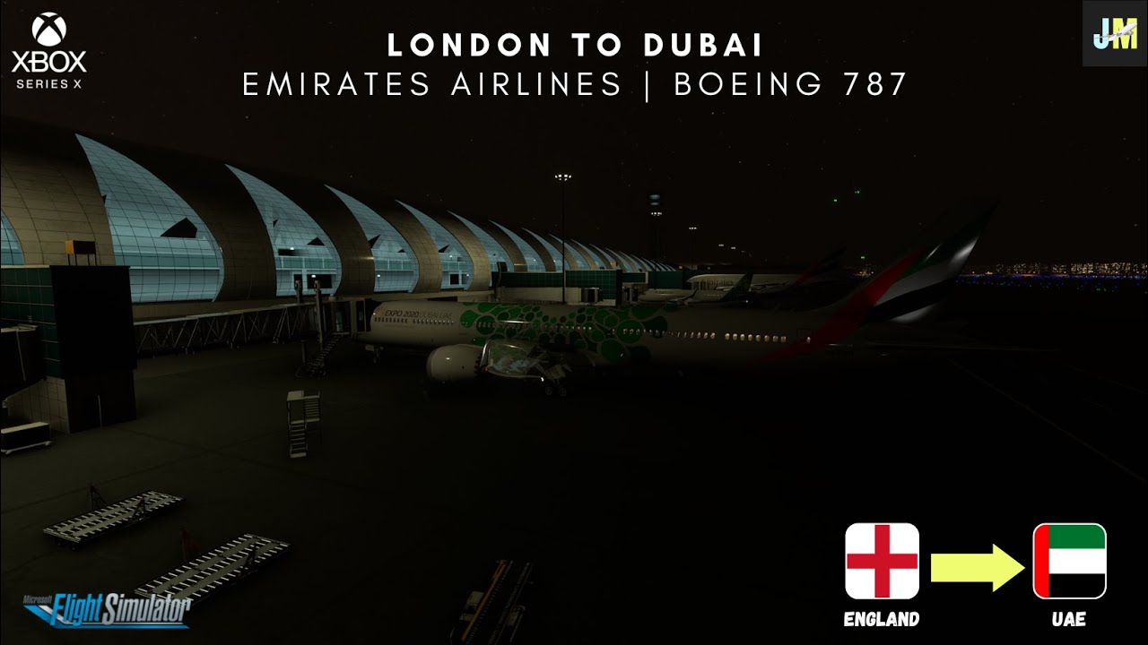 London to Dubai on Emirates Boeing 787 Dreamliner - Videos & Streams ...