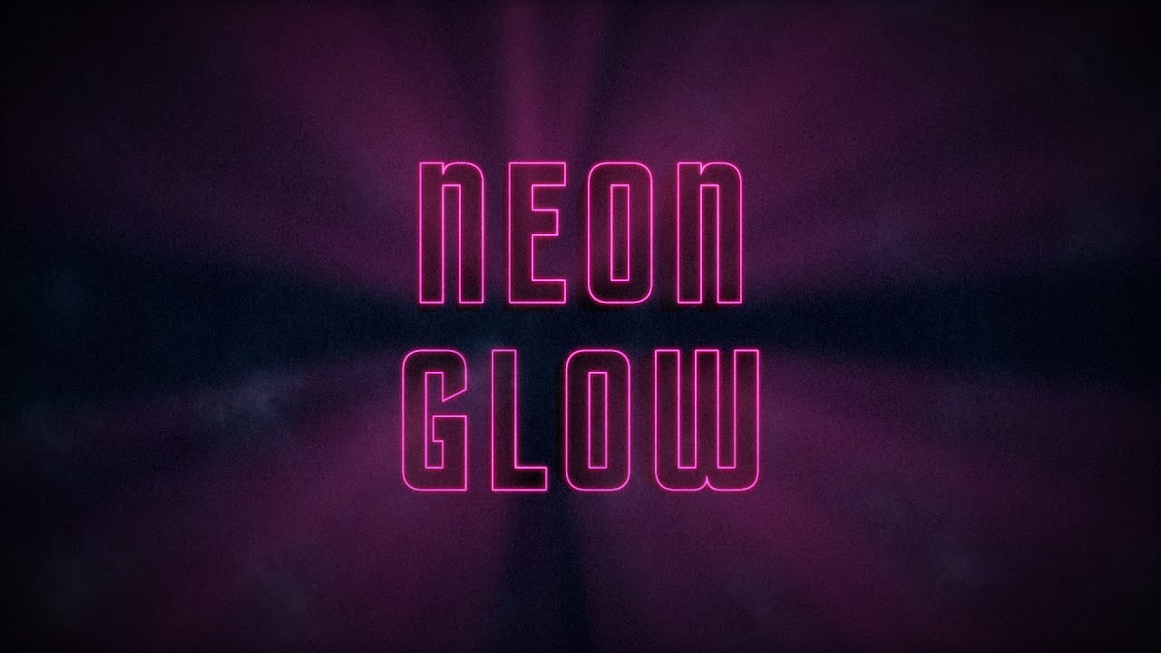 After Effects Tutorial: Neon Glow 80's Title Motion Graphics
