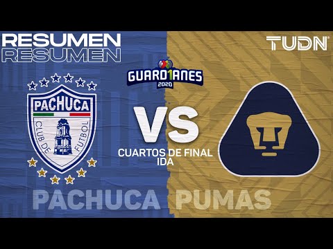 Resumen y goles | Pachuca vs Pumas | Cuartos IDA - Guard1anes 2020 Liga Mx | TUDN