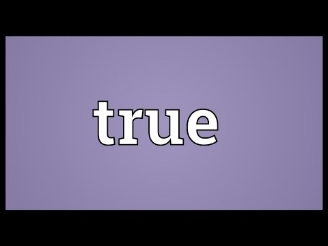 True Meaning