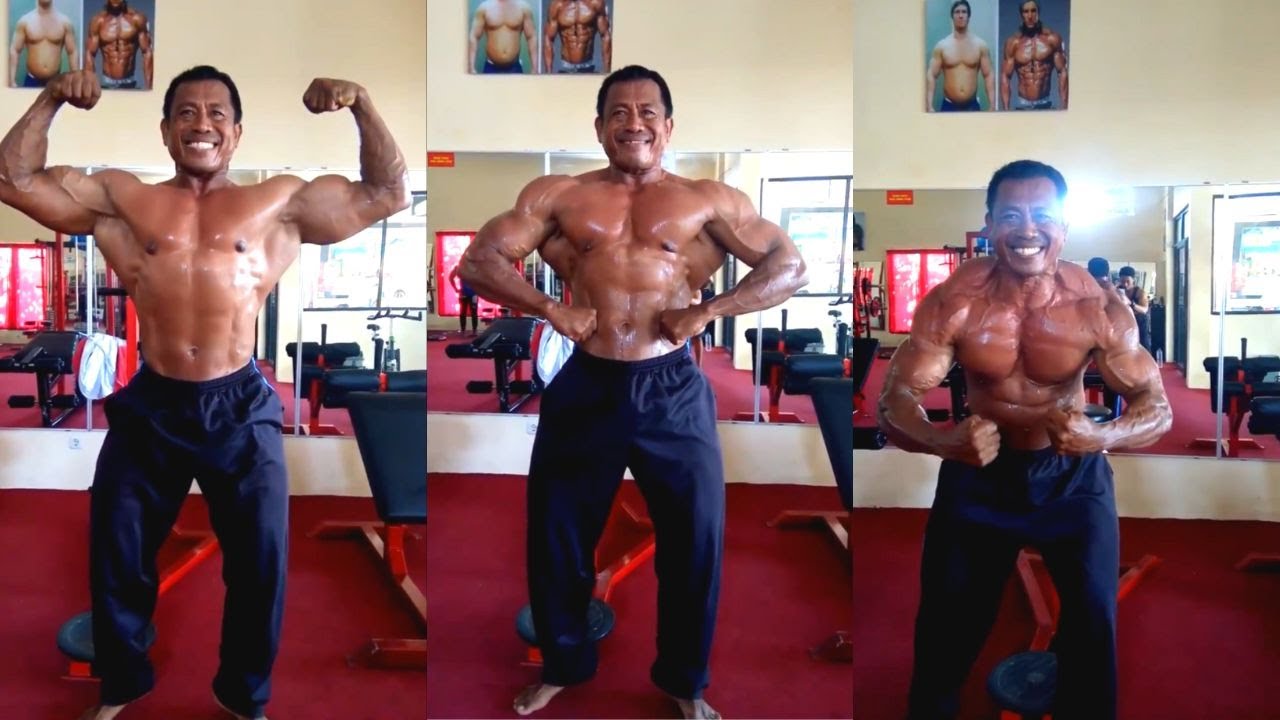 Indonesian Bodybuilder Muscle Flexing #51