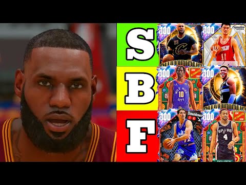 BEST 100 OVERALL CARDS IN NBA 2K25 MYTEAM! (TIER LIST)
