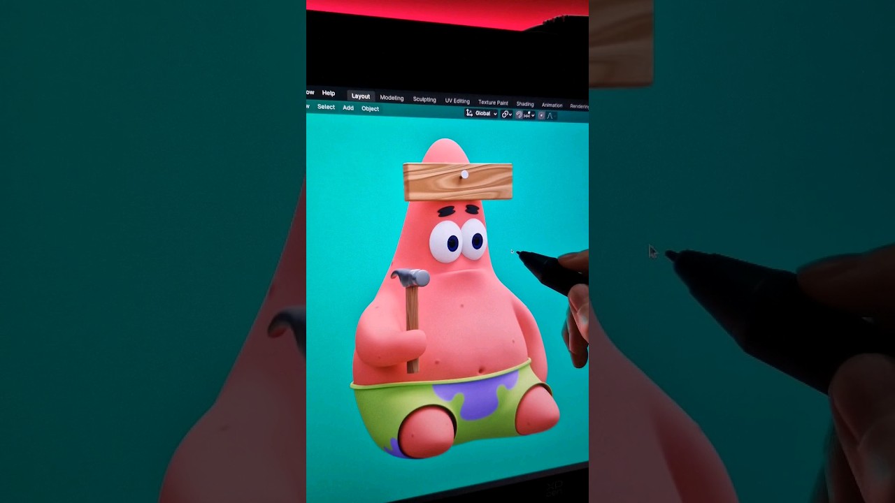 3D Patrick Star 🩵