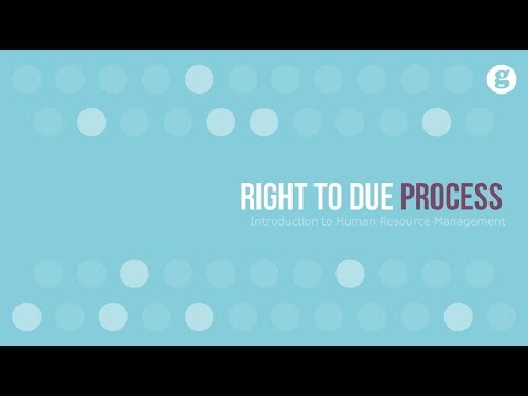Right to Due Process
