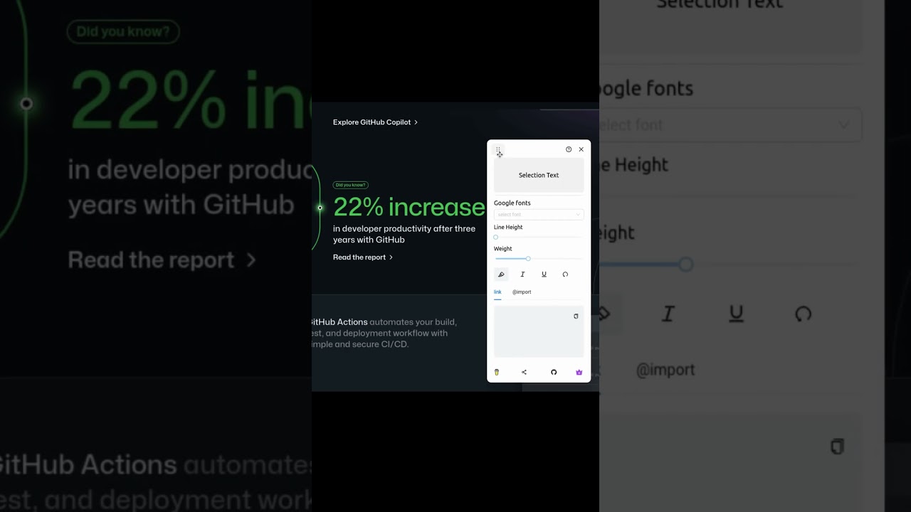 Test and preview 1000+ fonts on any website with this tool