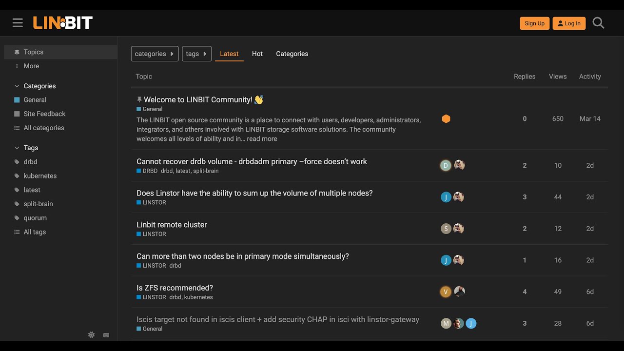 Introducing the LINBIT Community Forums