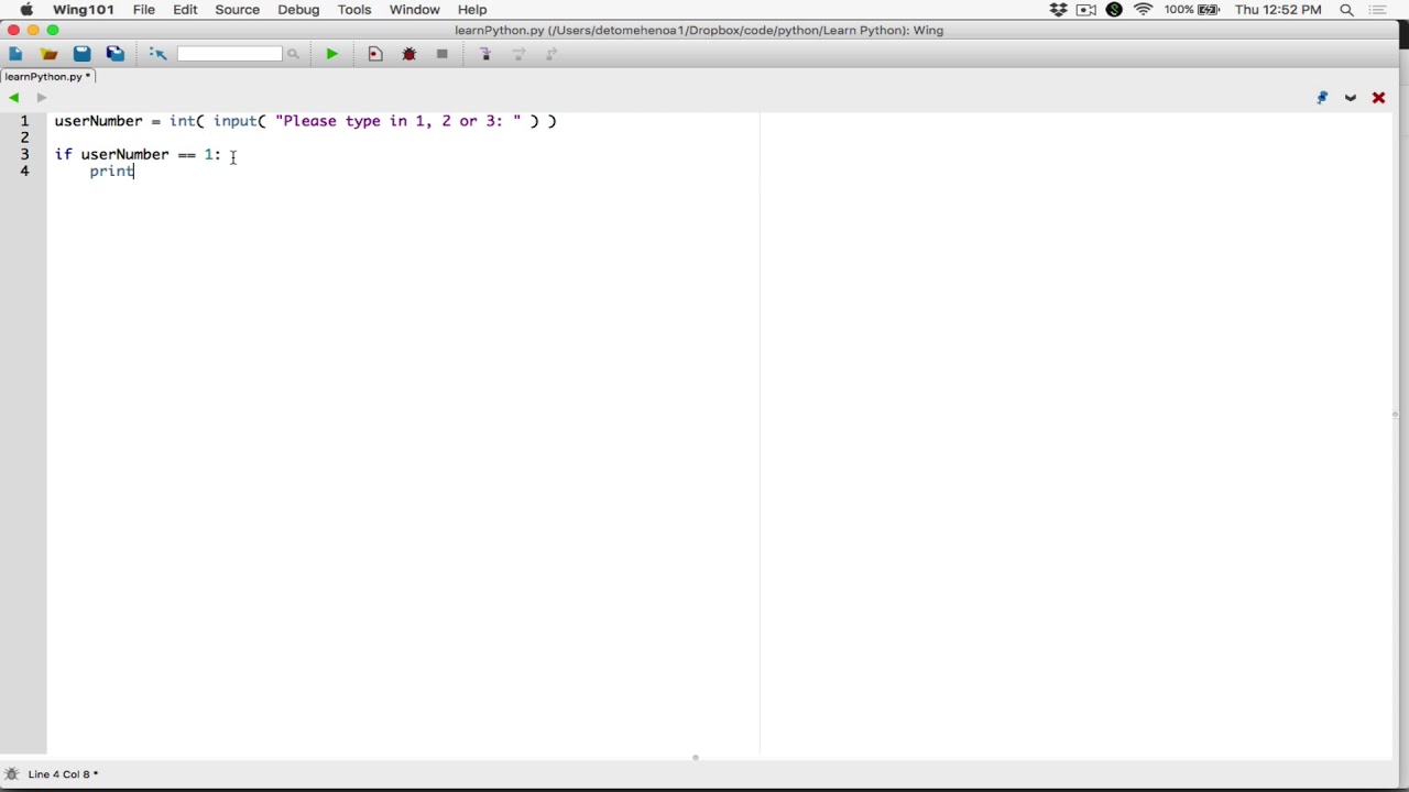54. If-elif-else statement - Learn Python