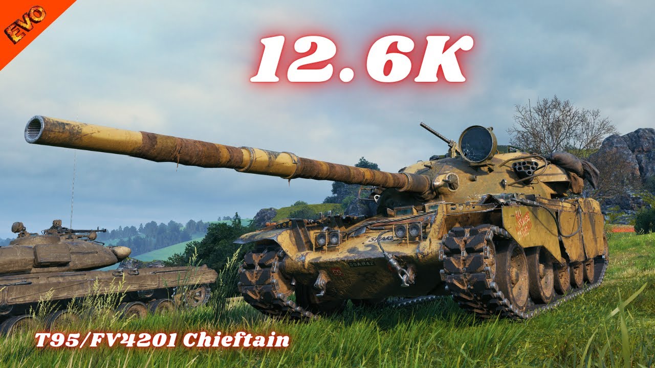 T95/FV4201 Chieftain  12.6K Damage | Mir Tankov | World of Tanks