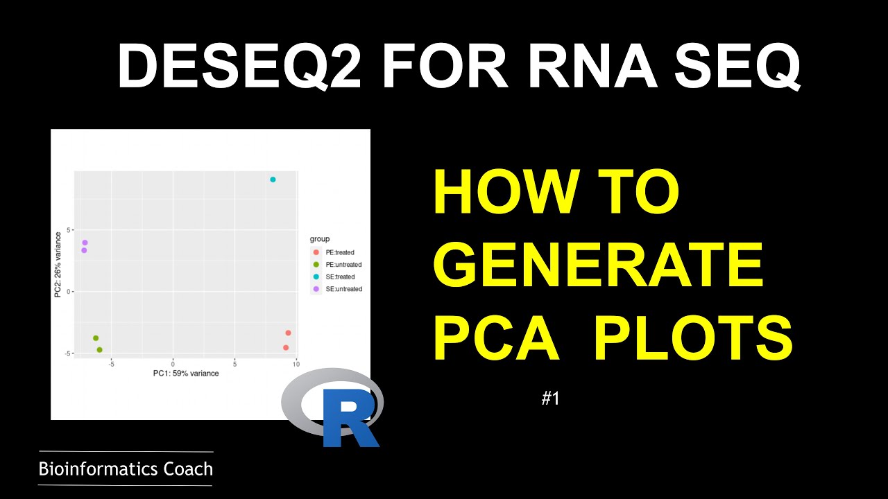 RNA Seq deseq  tutorial & visualization | PCA plot with R