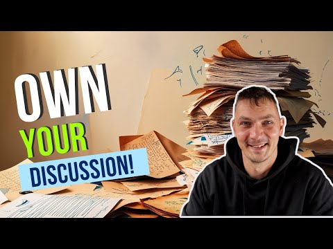 Answer This question to write a good Discussion chapter for your dissertation