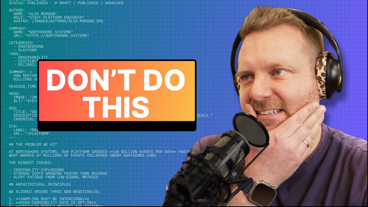 Markdown as a CMS is a bad idea