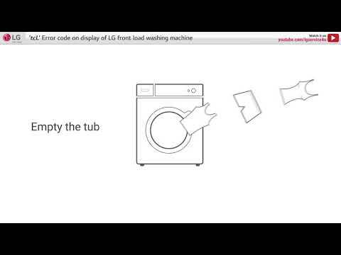 [LG Front Load Washers] tcL Error Code On Washer Display