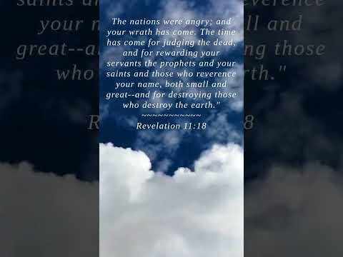 Bible | Revelation 11:18 | The nations were angry and you...