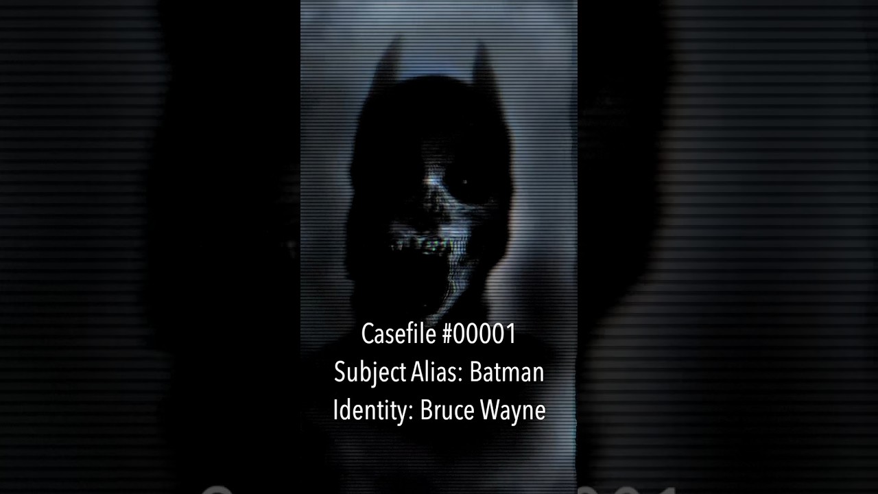 Casefile 00001: The Batman #batfeed #batmananaloghorror #casefiles #batman #arkhamtapes