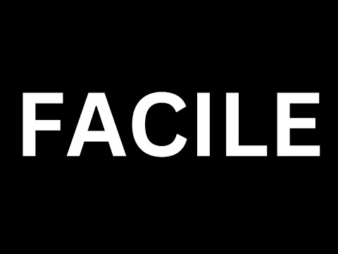 How to Pronounce "FACILE " in English language? [How to say FACILE?]