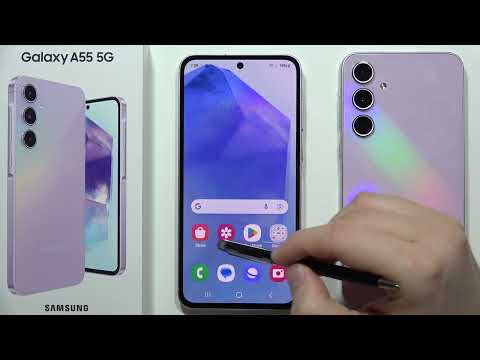 How to Change Icons Size on SAMSUNG Galaxy A55 5G - Icons Size