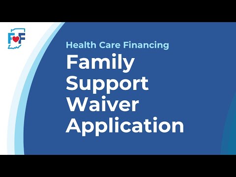 Family Supports Waiver Application