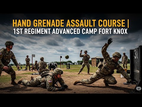 HAND GRENADE ASSAULT COURSE | 1ST REGIMENT ADVANCED CAMP FORT KNOX