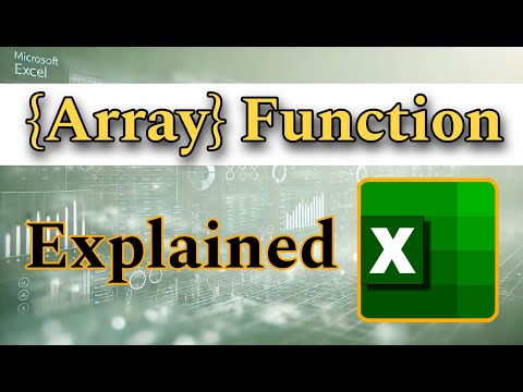 How to Use Array Function in Excel | Step-by-Step Guide