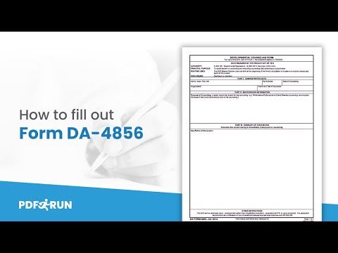 How to Fill Out DA-4856 Form Online | PDFRun