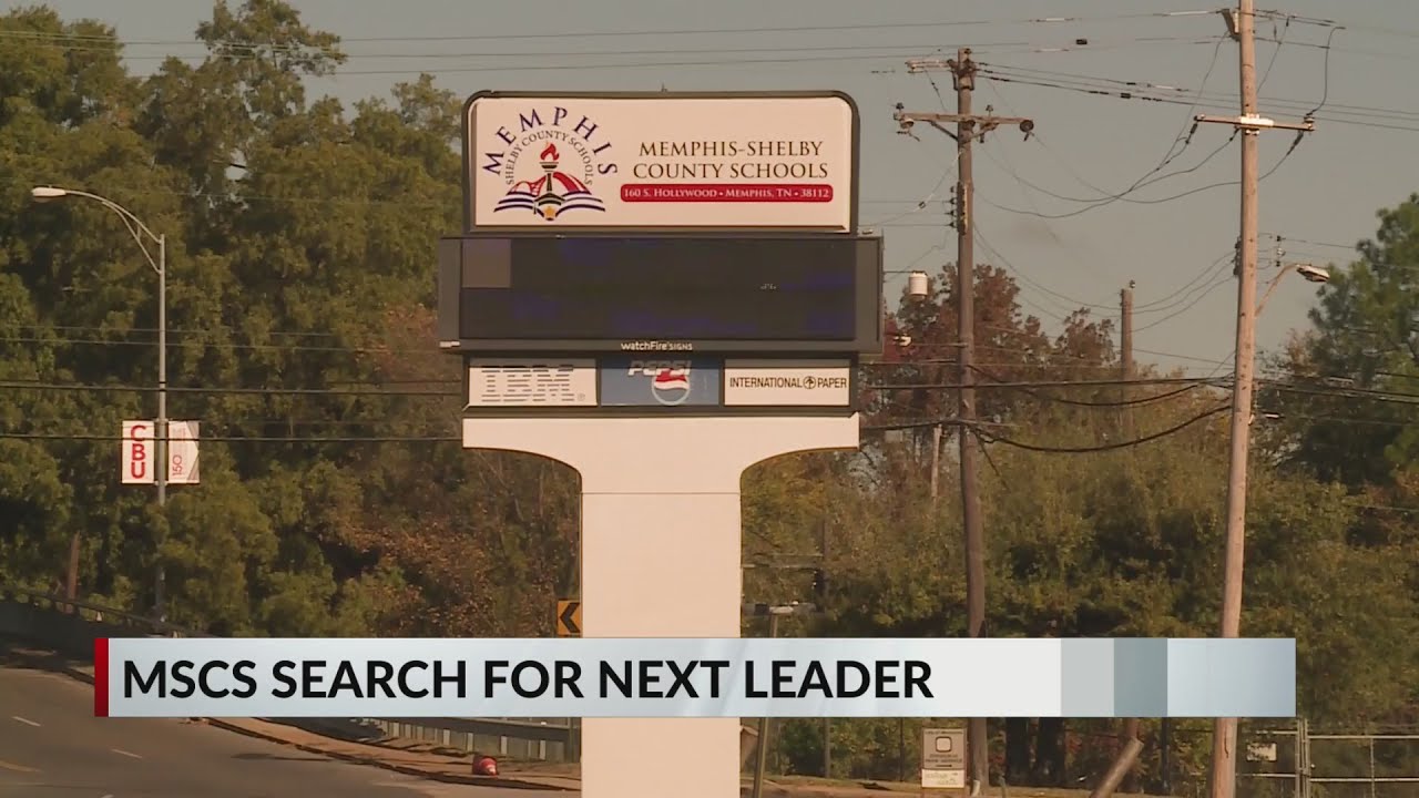 Memphis school board begins national search for next superintendent