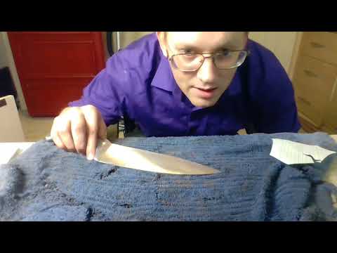 sharpening on the king 1000 and 6000 soaking stones