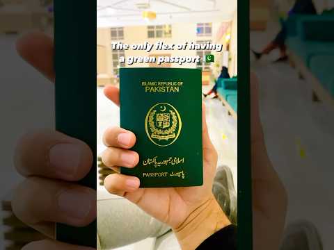 The Only Flex of Having a Pakistani Passport!