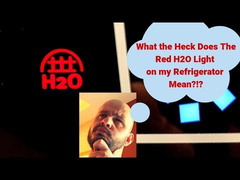 What does the Red H2O Light on Your Whirlpool Refrigerator Mean?
