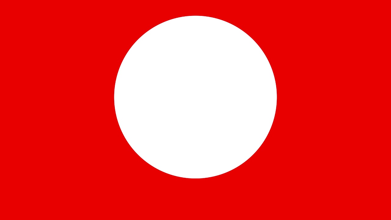 White Circle Red Background Down To Up
