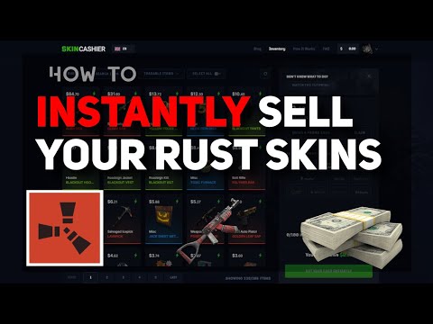 How to SELL your RUST SKINS for CASH | Tutorial 2021
