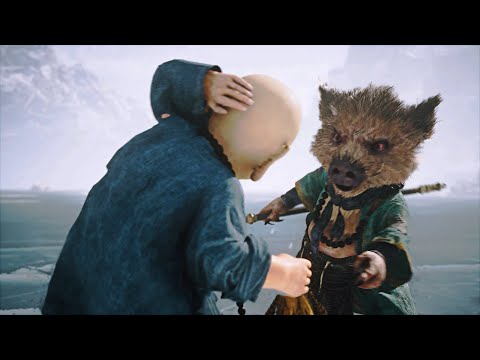 Bajie Slaps the Real Buddha Kid - Black Myth: Wukong