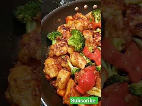 Healthy Chicken and Broccoli Dinner recipe. #chicken #broccoli #dinner