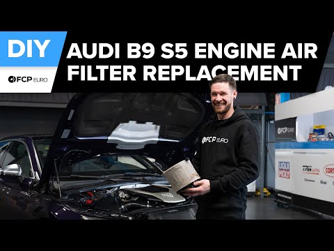 Audi S5 Engine Air Filter Replacement DIY (2018-2025 Audi B9 S4, S5 Sportback, Convertible, SQ5)