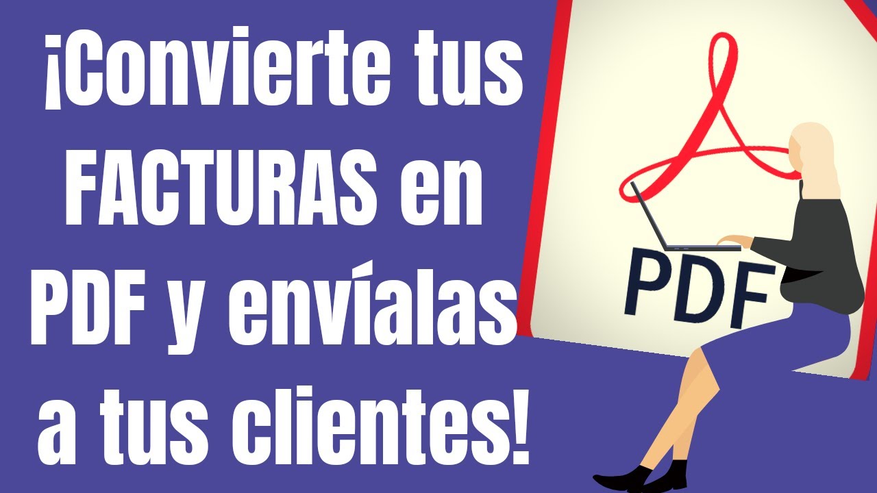 Convert your invoices to PDF and send them to your clients