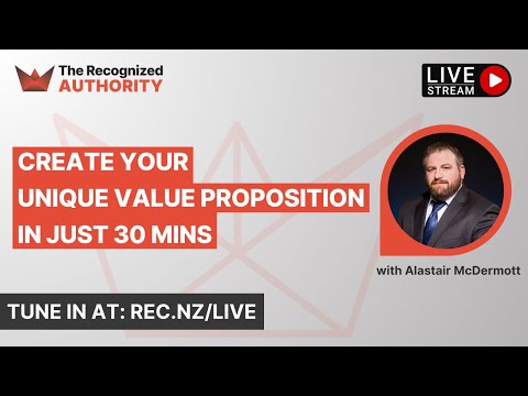 Create Your Unique Value Proposition in Just 30 Mins