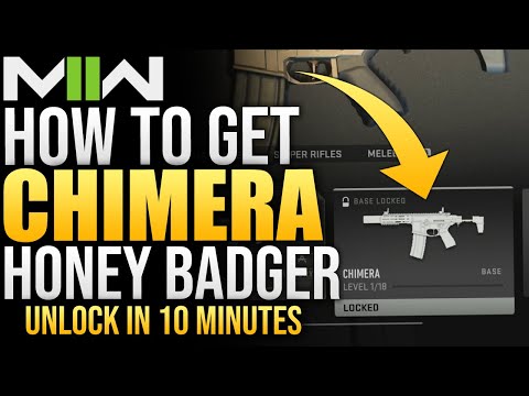 COD MW2 - How To Unlock CHIMERA Fast & EasyTRICK - NEW HONEY BADGER Assault Rifle