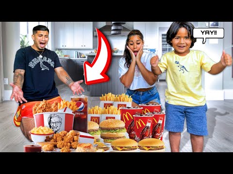 OUR SON DECIDES WHAT WE EAT FOR THE DAY