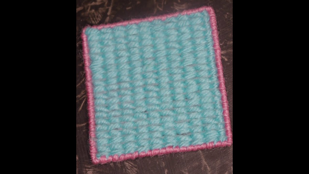 Easy Canvas Coaster #shorts