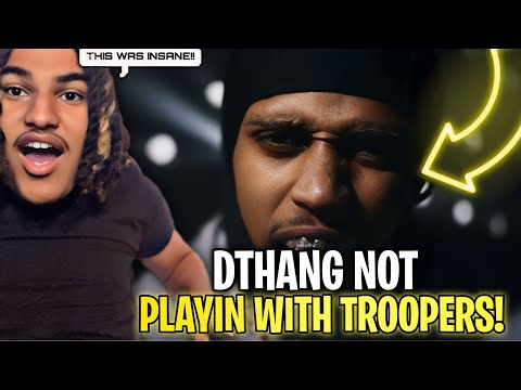DISSED THE TROOPERS!! Dthang - "Bad Shit" (Official Music Video) *REACTION*