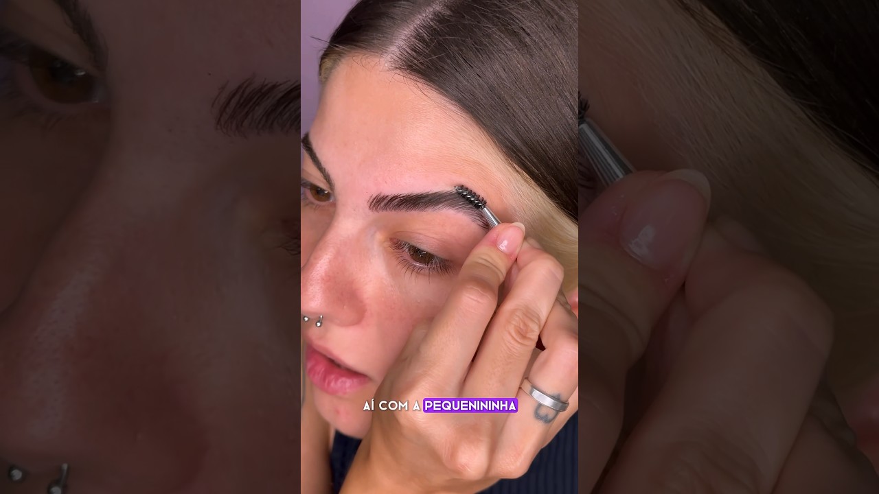 FINALMENTE CONSEGUI FAZER O EFEITO BROW LAMINATION COM SOAP BROW