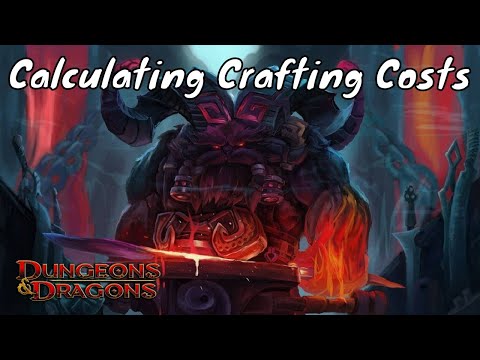 Calculating the Crafting Cost of a Permanent Magic Item for D&D 5E