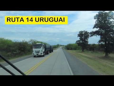 RODOVIA DE DURAZNO A TRINIDAD | CIDADE TRINIDAD CAPITAL DE FLORES NO URUGUAI | RUTA 14 NO URUGUAI