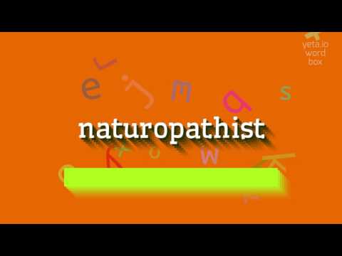 NATUROPATHIST - HOW TO PRONOUNCE IT?