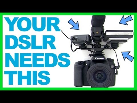 My Favorite DSLR Accessory! Hot Shoe Extension Bar